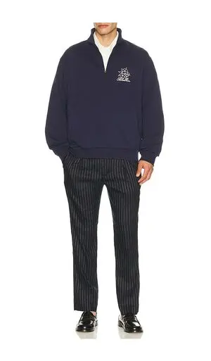 KHALHON Urban Club Half Zip Sweater