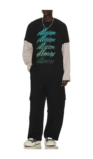 We11Done Wide Fit Cargo Pants