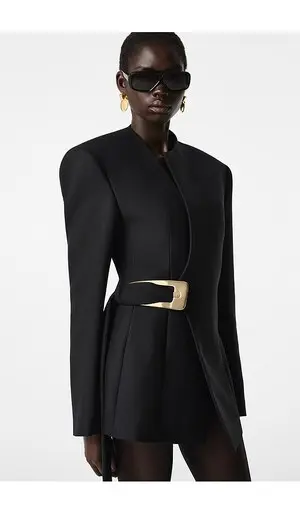 Revolve Sonya Jacket With Gold Buckle Detail