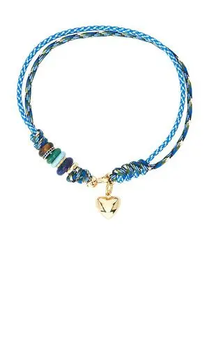 ROXANNE ASSOULIN Mixed Cord Supersize Necklace - Blue