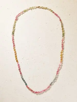 Jia Jia Arizona Candy 14-karat Gold Tourmaline Necklace - Multi
