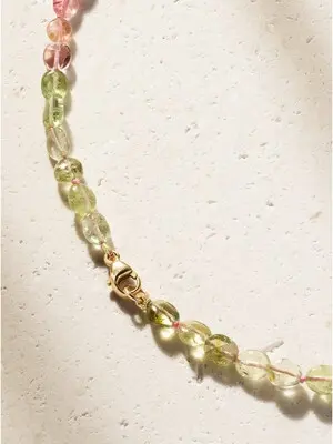 Jia Jia Arizona Candy 14-karat Gold Tourmaline Necklace