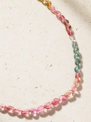 Jia Jia Arizona Candy 14-karat Gold Tourmaline Necklace