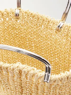 Tory Burch Woven Raffia Tote Bag - Neutrals