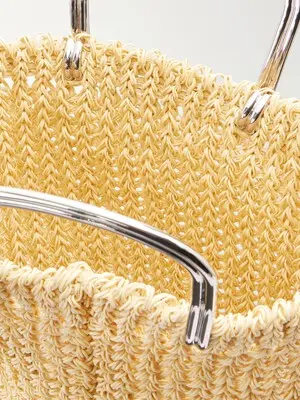 Tory Burch Woven Raffia Tote Bag - Neutrals