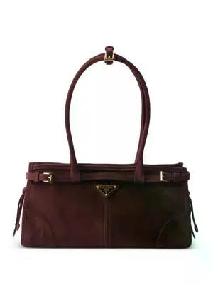 Prada Suede Bonnie Tote Bag