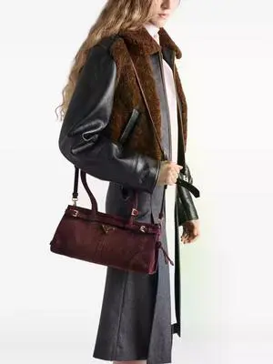 Prada Suede Bonnie Tote Bag