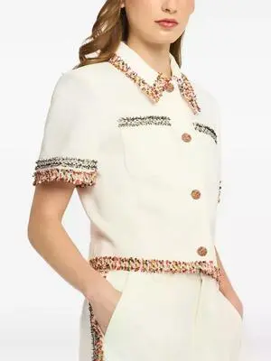 Cinq À Sept Fringed Collared Jacket