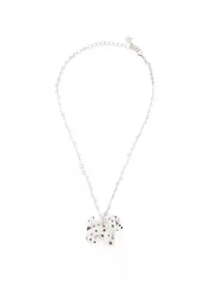 YVMIN Puppy Pendant Necklace - Silver