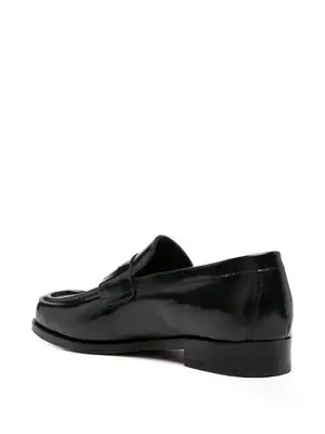 MORGILLO Leather Loafers - Black