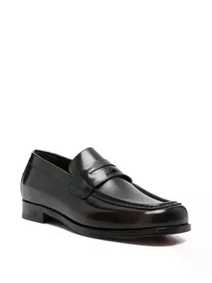 MORGILLO Leather Loafers - Black
