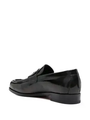 MORGILLO Leather Loafers - Black