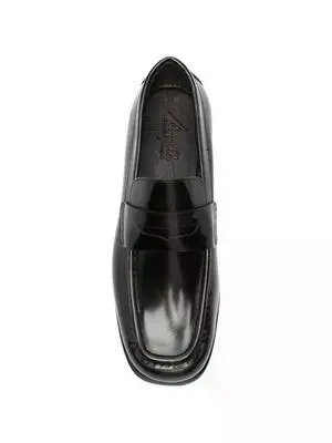 MORGILLO Leather Loafers - Black