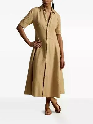 Polo Ralph Lauren Button-front Midi Dress