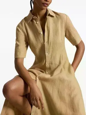 Polo Ralph Lauren Button-front Midi Dress