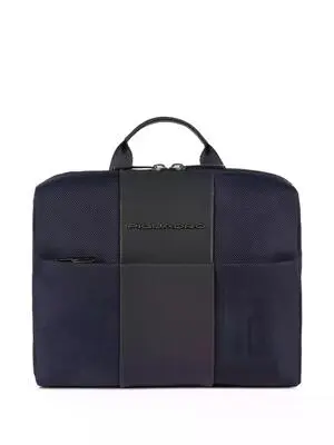 PIQUADRO Leather Toiletry Bag - Blue