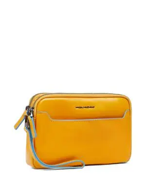 PIQUADRO Wrist-strap Clutch - Yellow