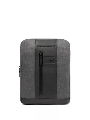 PIQUADRO Panelled Crossbody Bag - Grey