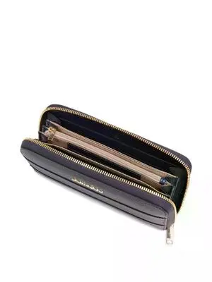 PIQUADRO Zip-around Leather Wallet - Blue