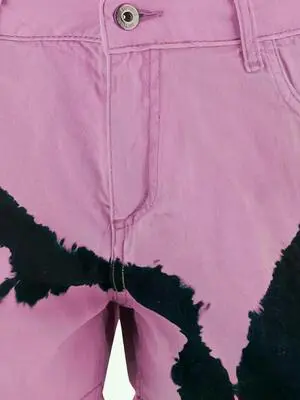 DON'T @ ME Tie-dye Denim Shorts