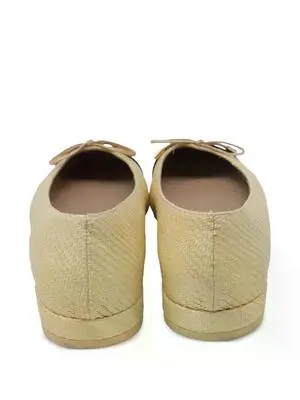 STUART WEITZMAN Raffia Ballet Flats