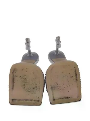 Mach & Mach Crystal Square-toe Sandals