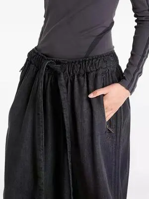 Adidas Wide Leg Denim Trackpants