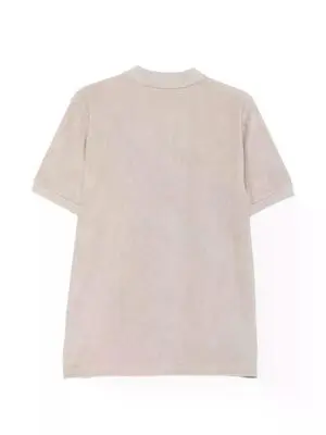 Moschino Buttoned Polo Shirt - Neutrals