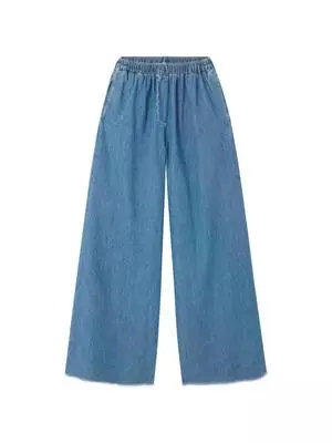 American Vintage Elasticated Waist Wide Leg Jeans