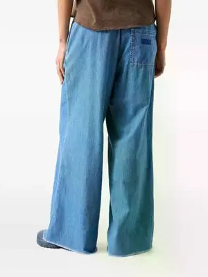 American Vintage Elasticated Waist Wide Leg Jeans