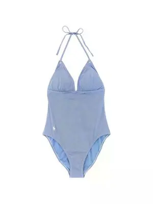 Polo Ralph Lauren Halterneck One-piece Swimsuit - Blue