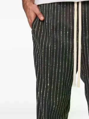 HAMZA 247 Striped Trousers - Grey