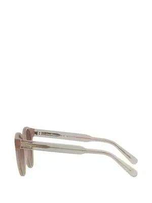 FERRAGAMO Full Rim Round Sunglasses - Neutrals