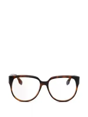 Victoria Beckham Geometric Full-rim Eyeglasses - Brown
