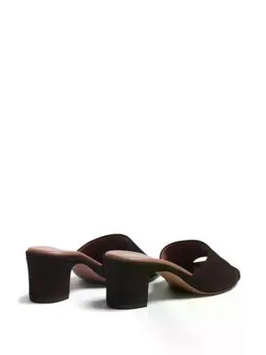 Paris Texas Ava Block-heel Mules - Brown