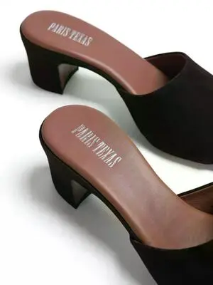 Paris Texas Ava Block-heel Mules - Brown