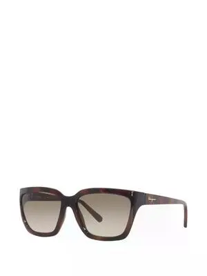 FERRAGAMO Full Rim Square Sunglasses