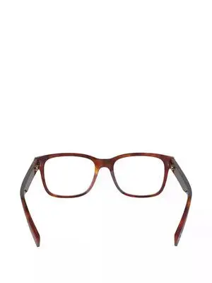 Lacoste Square Frame Eyeglasses - Brown