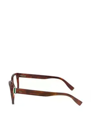 Lacoste Square Frame Eyeglasses - Brown