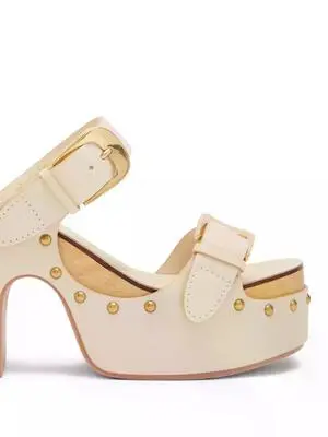 Zimmermann Alight Buckle Embellished Heeled Sandals