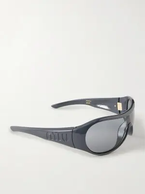 Miu Miu Rounded-frame Acetate Sunglasses