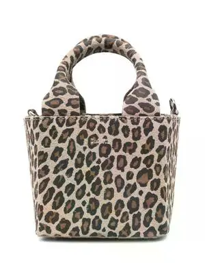 D.a.t.e. Cubo Leopard-print Tote