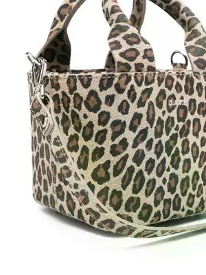 D.a.t.e. Cubo Leopard-print Tote