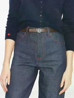 Tory Burch Miller Reversible Belt - Brown