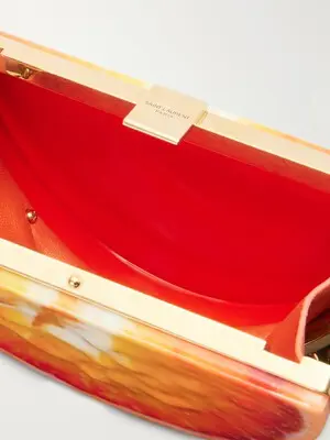 Saint Laurent Gold-tone And Resin Shoulder Bag