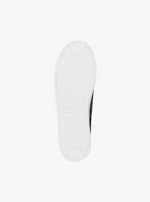 Michael Kors Jacob Mixed-media Sneakers - Black