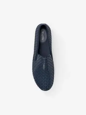 Michael Kors Keaton Perforated Slip-on Sneaker - Blue