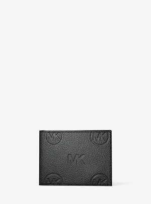 Michael Kors Cooper Logo Debossed Billfold Wallet With Passcase
