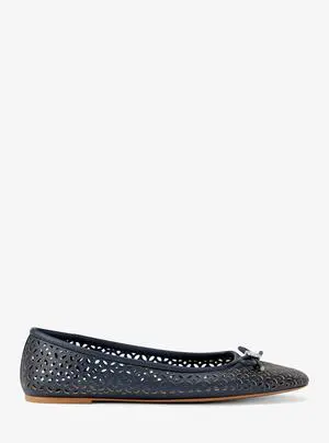 Michael Kors Savannah Perforated Ballet Flat