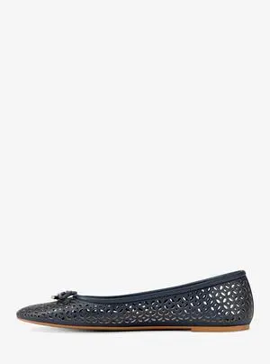 Michael Kors Savannah Perforated Ballet Flat